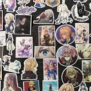No Brand | Accessories | Violet Evergarden 5 Pcs Sticker Set Japanese ...